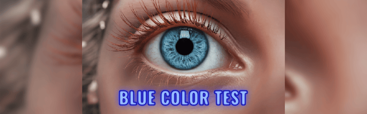 Only People Who Can See BLUE Really Well Can Read These Words